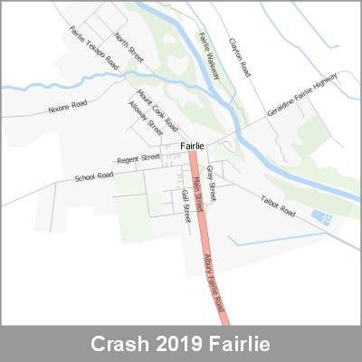 2019 Crashes Fairlie - Digital Maps