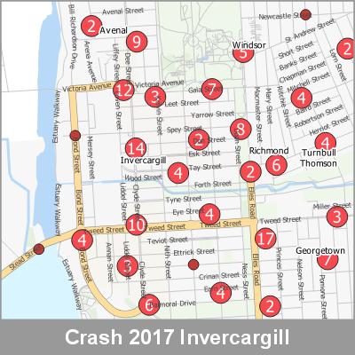 2020 Street Map Invercargill - Digital Maps