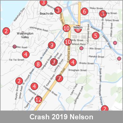 2019 Crashes Nelson - Digital Maps