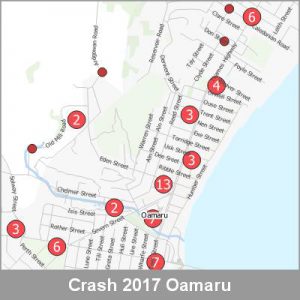 2020 Street Map Oamaru - Digital Maps