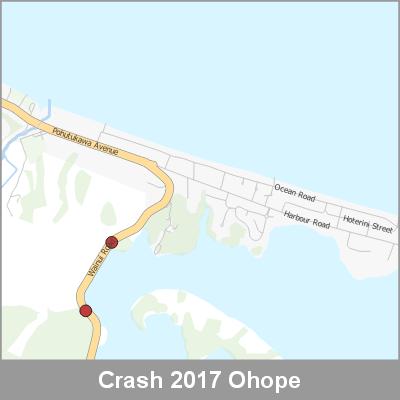 2017 Crashes Ohope - Digital Maps