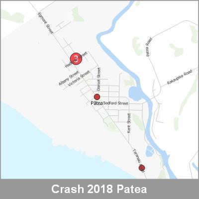 2018 Crashes Patea - Digital Maps