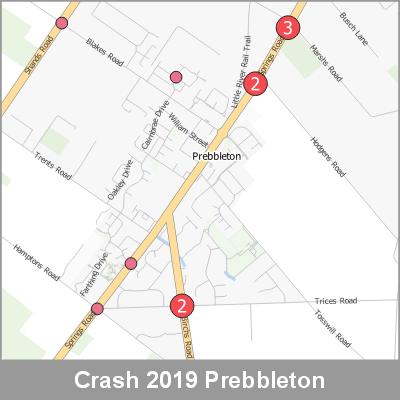 2019 Crashes Prebbleton - Digital Maps