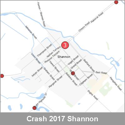 2017 Crashes Shannon - Digital Maps