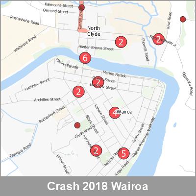 2018 Crashes Wairoa - Digital Maps