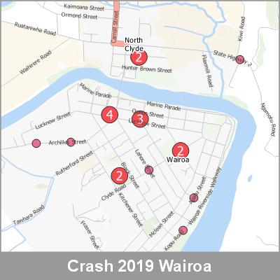 2019 Crashes Wairoa - Digital Maps