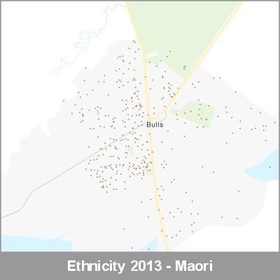 2013 Maori Ethnicity Bulls - Digital Maps