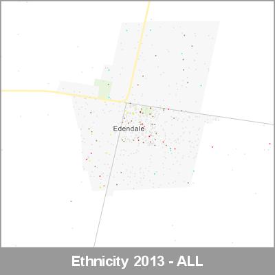 2013 All Ethnicity Edendale - Digital Maps