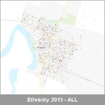 2020 Street Map Foxton - Digital Maps