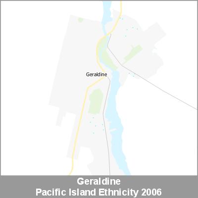 2006 Pacific Ethnicity Geraldine - Digital Maps