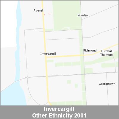 2020 Street Map Invercargill - Digital Maps