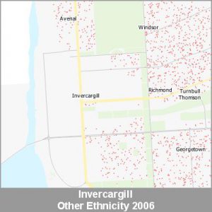2020 Street Map Invercargill - Digital Maps