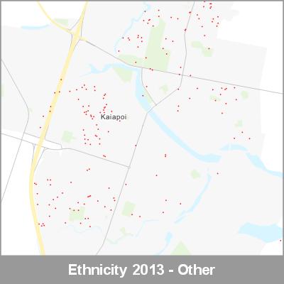 2013 Other Ethnicity Kaiapoi - Digital Maps