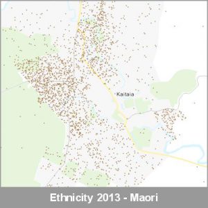 2013 Maori Ethnicity Kaitaia - Digital Maps
