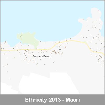 2013 Maori Ethnicity Mangonui - Digital Maps