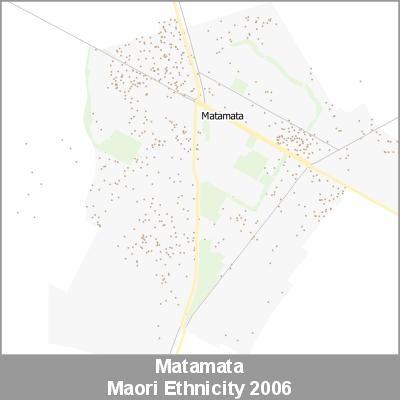 2006 Maori Ethnicity Matamata - Digital Maps