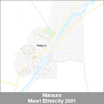 2001 Maori Ethnicity Mataura - Digital Maps