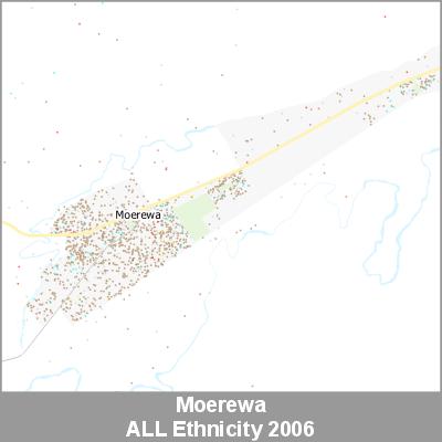 2006 ALL Ethnicity Moerewa - Digital Maps