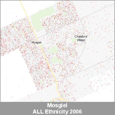 2006 ALL Ethnicity Mosgiel - Digital Maps