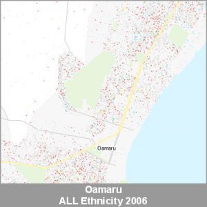 2020 Street Map Oamaru - Digital Maps
