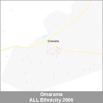 2020 Street Map Omarama - Digital Maps