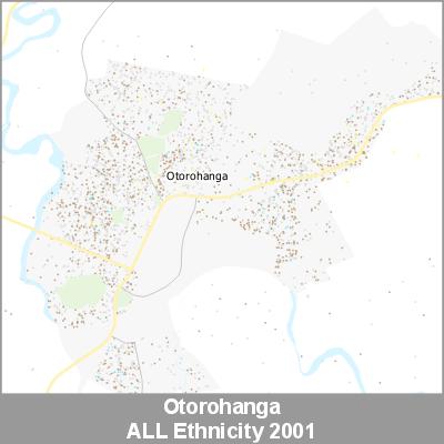 2001 ALL Ethnicity Otorohanga - Digital Maps