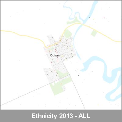 2013 All Ethnicity Outram - Digital Maps