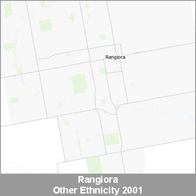2001 Other Ethnicity Rangiora - Digital Maps