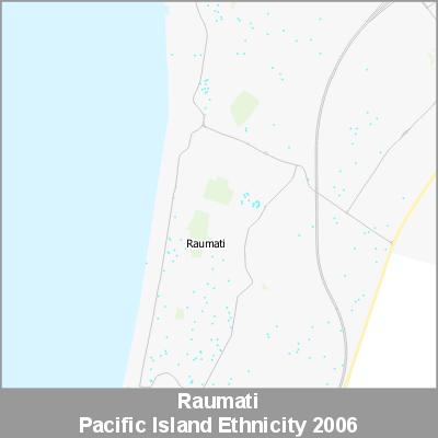 2006 Pacific Ethnicity Raumati - Digital Maps