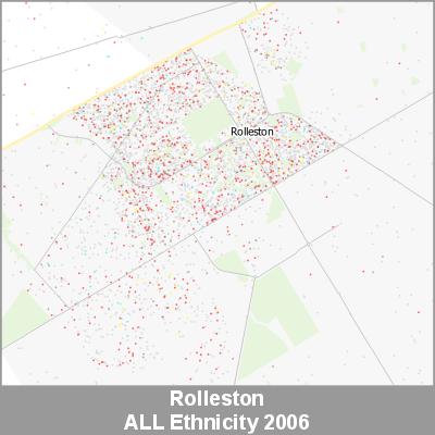 2020 Street Map Rolleston - Digital Maps