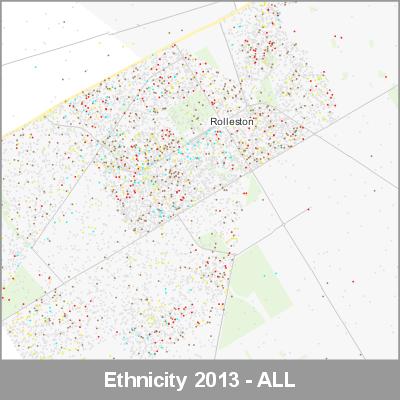 2020 Street Map Rolleston - Digital Maps