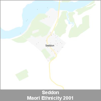 2001 Maori Ethnicity Seddon - Digital Maps