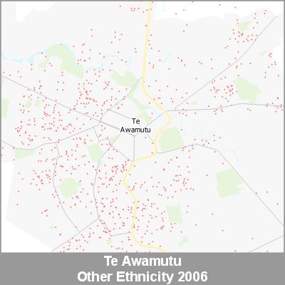 2006 Other Ethnicity Te Awamutu - Digital Maps