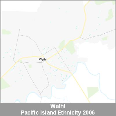 2006 Pacific Ethnicity Waihi - Digital Maps