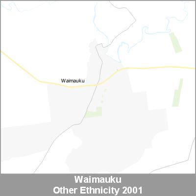 2001 Other Ethnicity Waimauku - Digital Maps