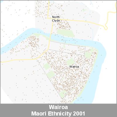 2001 Maori Ethnicity Wairoa - Digital Maps