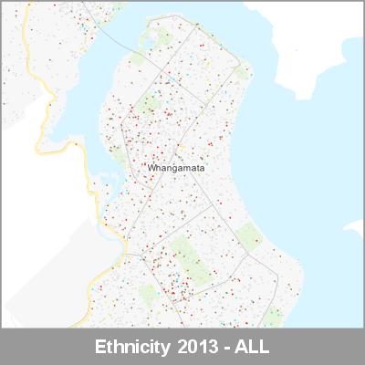 2020 Street Map Whangamata - Digital Maps