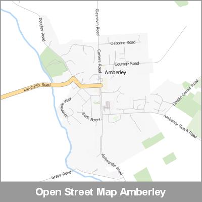2020 Street Map Amberley - Digital Maps
