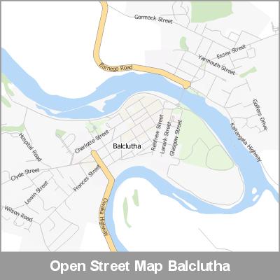 2020 Street Map Balclutha - Digital Maps