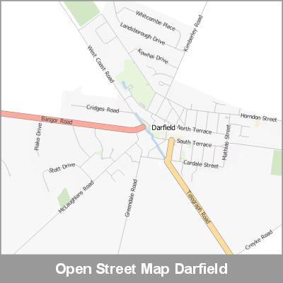 2020 Street Map Darfield - Digital Maps