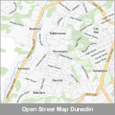 2020 Street Map Dunedin - Digital Maps