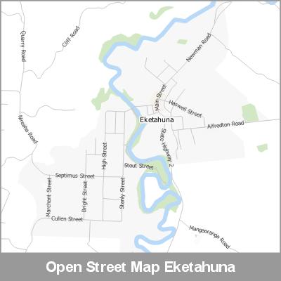 2020 Street Map Eketahuna - Digital Maps