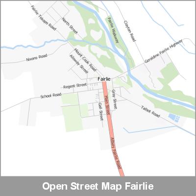 2020 Street Map Fairlie - Digital Maps