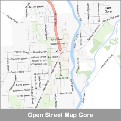 2020 Street Map Gore - Digital Maps