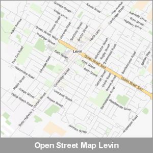 2020 Street Map Levin - Digital Maps