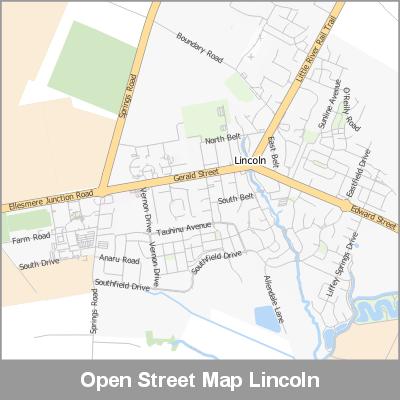 2020 Street Map Lincoln - Digital Maps