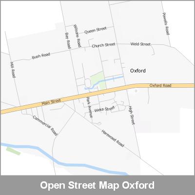 2020 Street Map Oxford - Digital Maps