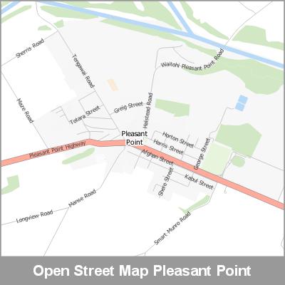 2020 Street Map Pleasant Point - Digital Maps