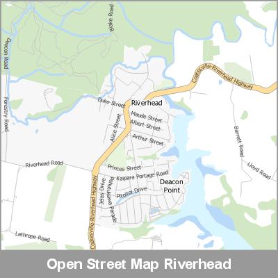 2020 Street Map Riverhead - Digital Maps