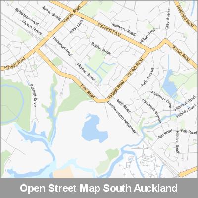 2020 Street Map South Auckland - Digital Maps